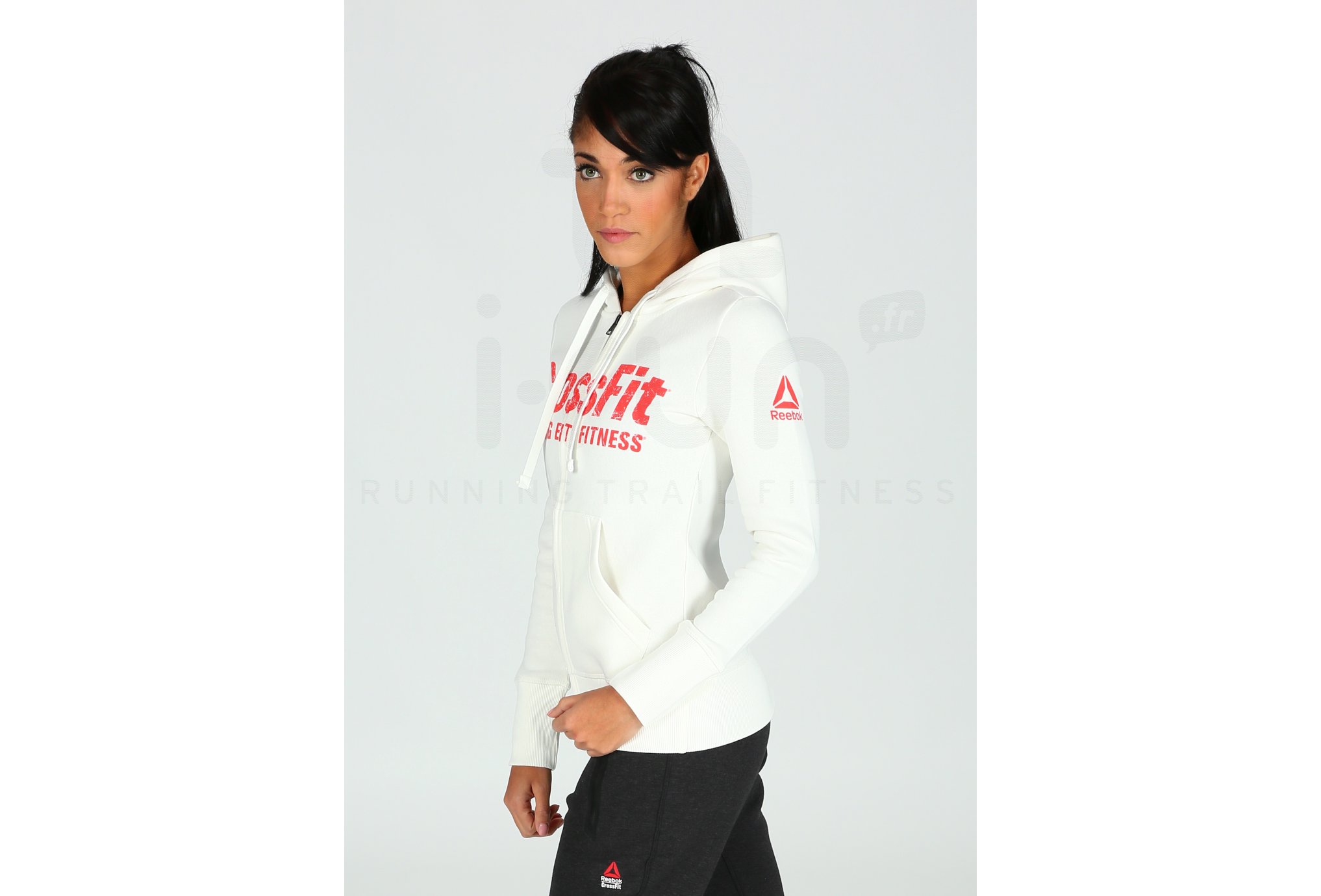 Reebok Chaqueta CrossFit Full Zip en promoción | Mujer Ropa Crossfit ...