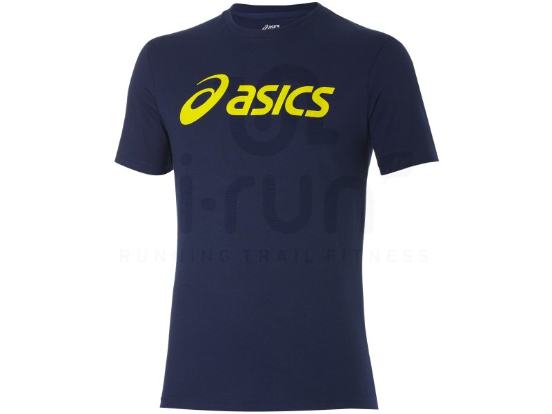 Asics Tee-Shirt Stripes Logo M homme pas cher