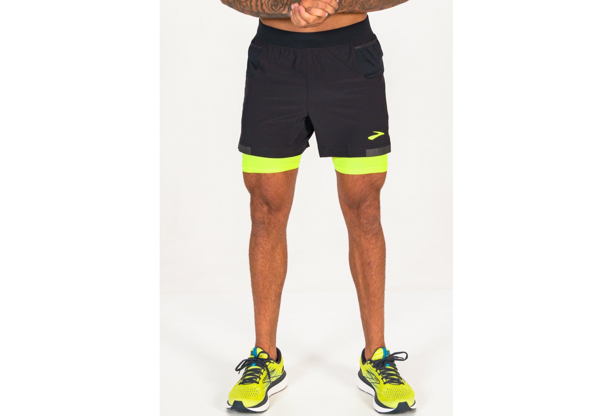 Brooks Carbonite 2 in 1 Herren im Angebot | Herren Bekleidung Shorts Brooks