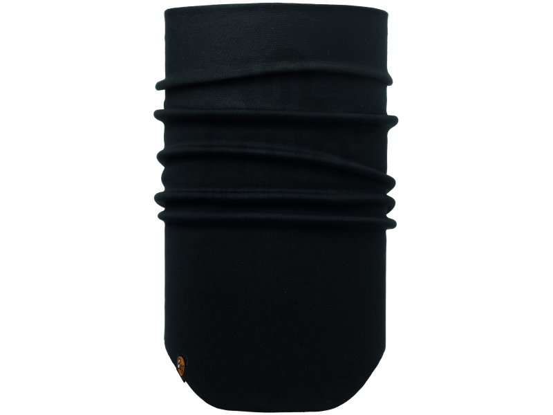 Buff Neckwarmer Windproof Solid New Black Noir pas cher