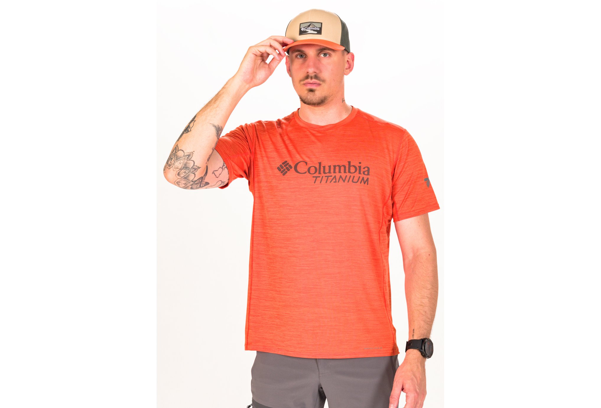 Columbia camiseta manga corta Titan Pass Graphic en promoción | Hombre ...