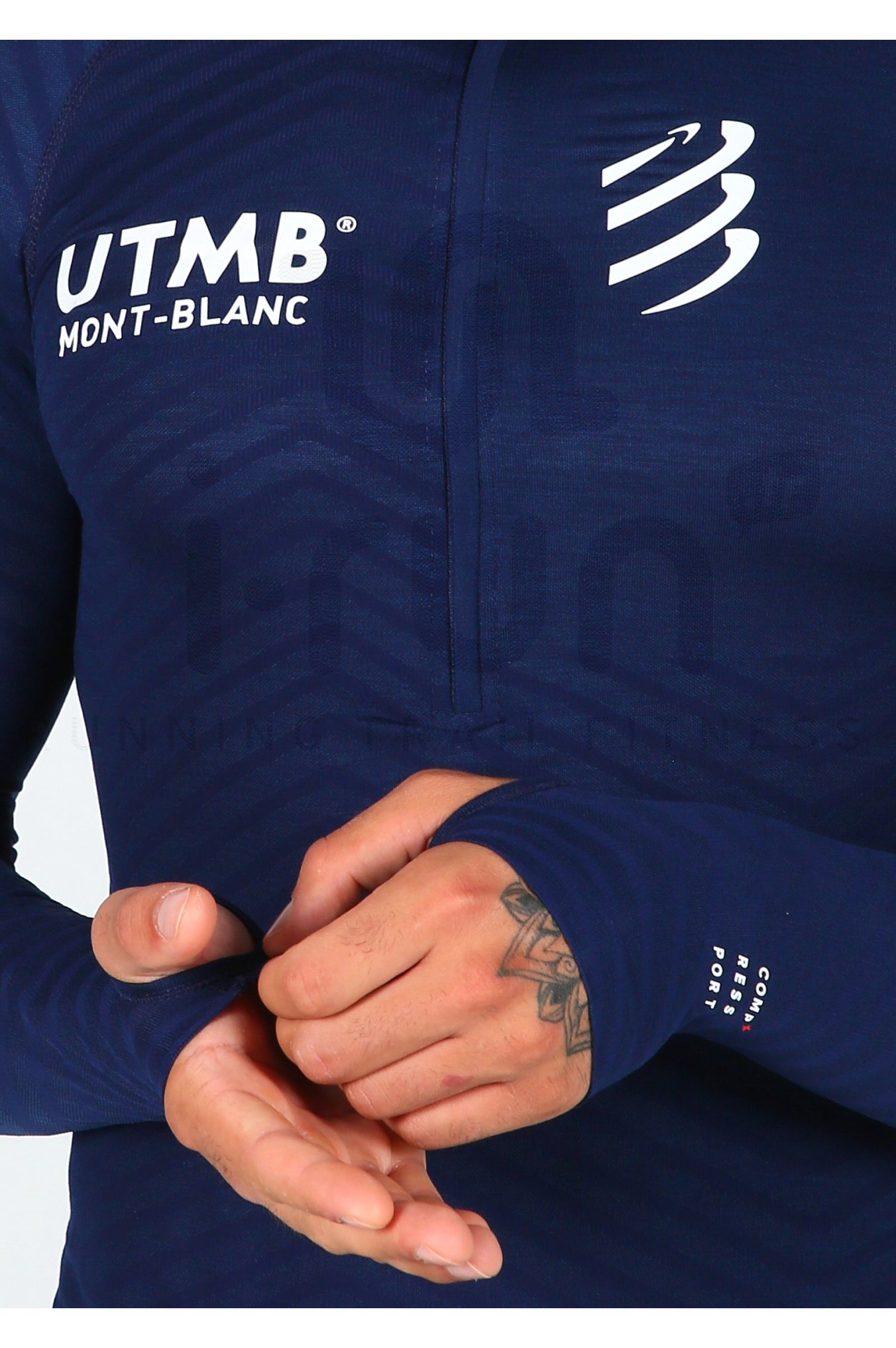 Compressport Ultra Trail Racing Hoodie UTMB M homme pas cher