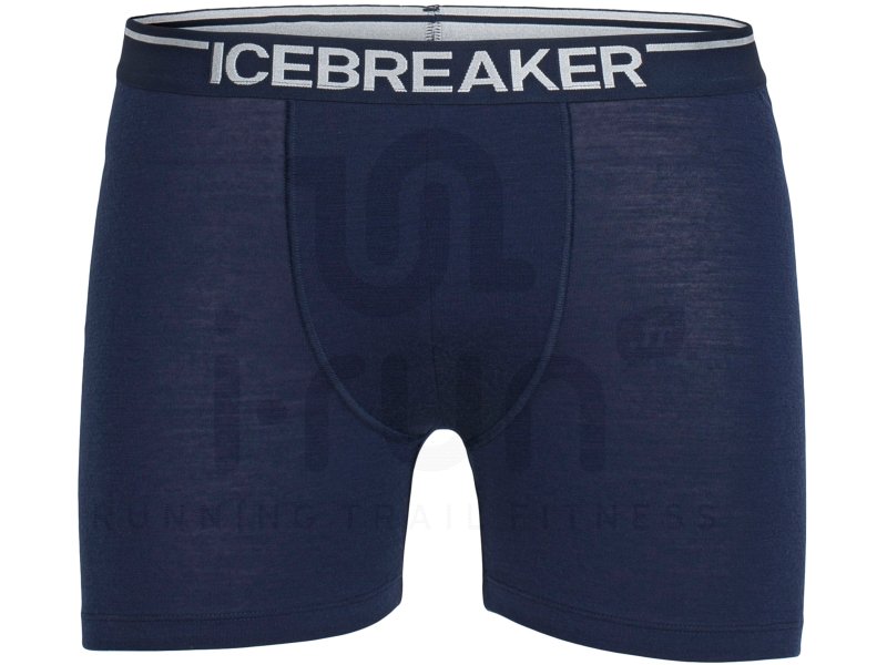 Icebreaker Boxer Anatomica Mérinos homme Bleu pas cher
