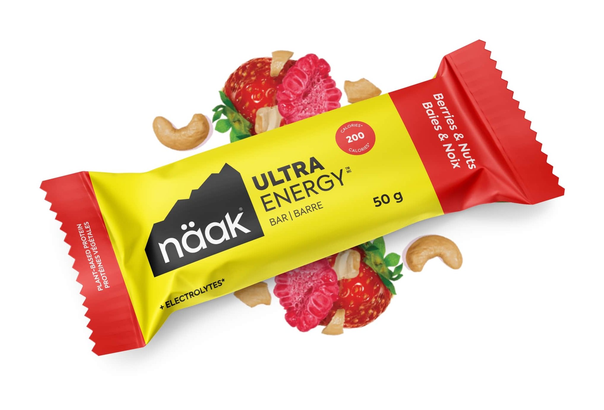 Naak Barre ?nerg?tique Ultra Energy - baies et noix | Sports nutrition ...