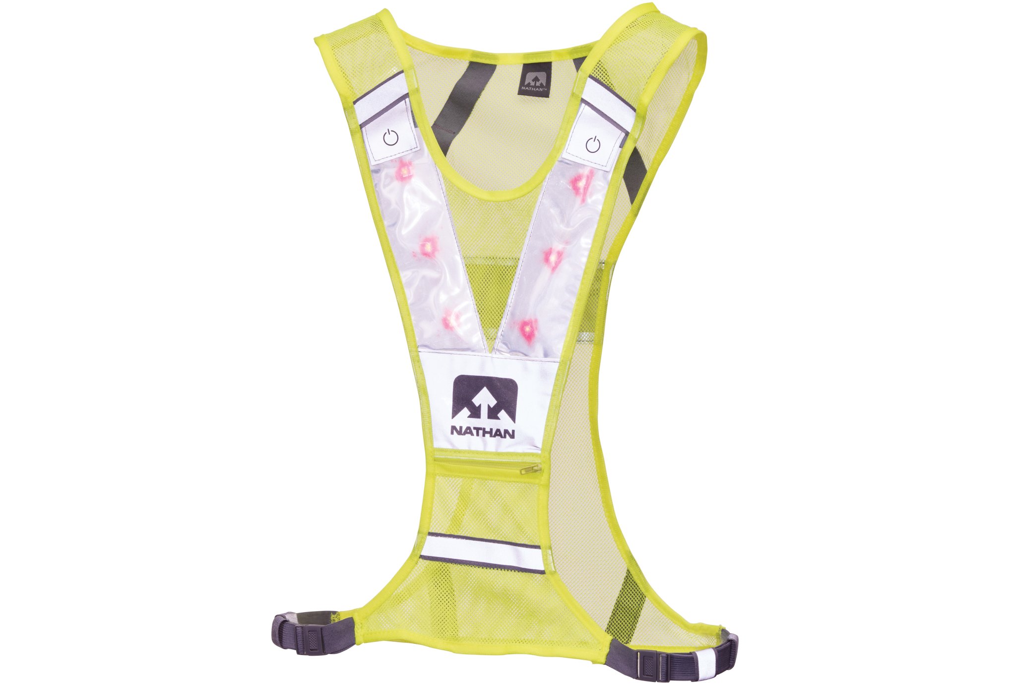 Nathan Chaleco de seguridad Photon LED en promoción | Senderismo Trail Nathan