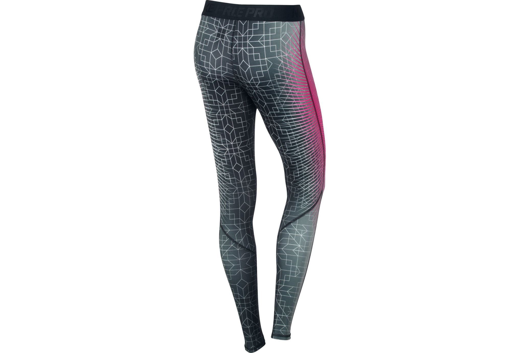 Nike Collant Pro Printed Hyperwarm 2 W femme