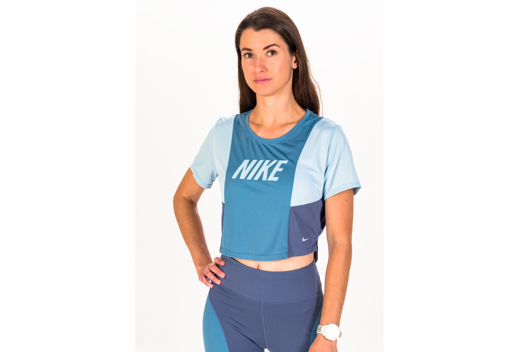 Nike camiseta manga larga Dri-Fit One Colorblock en promoción | Mujer ...