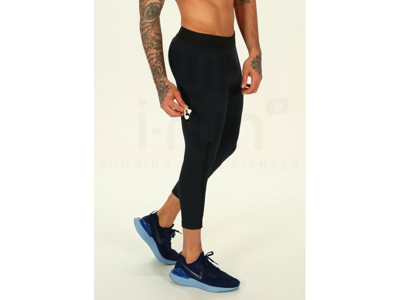 Nike Pro Tech 3/4 M homme Bleu marine pas cher
