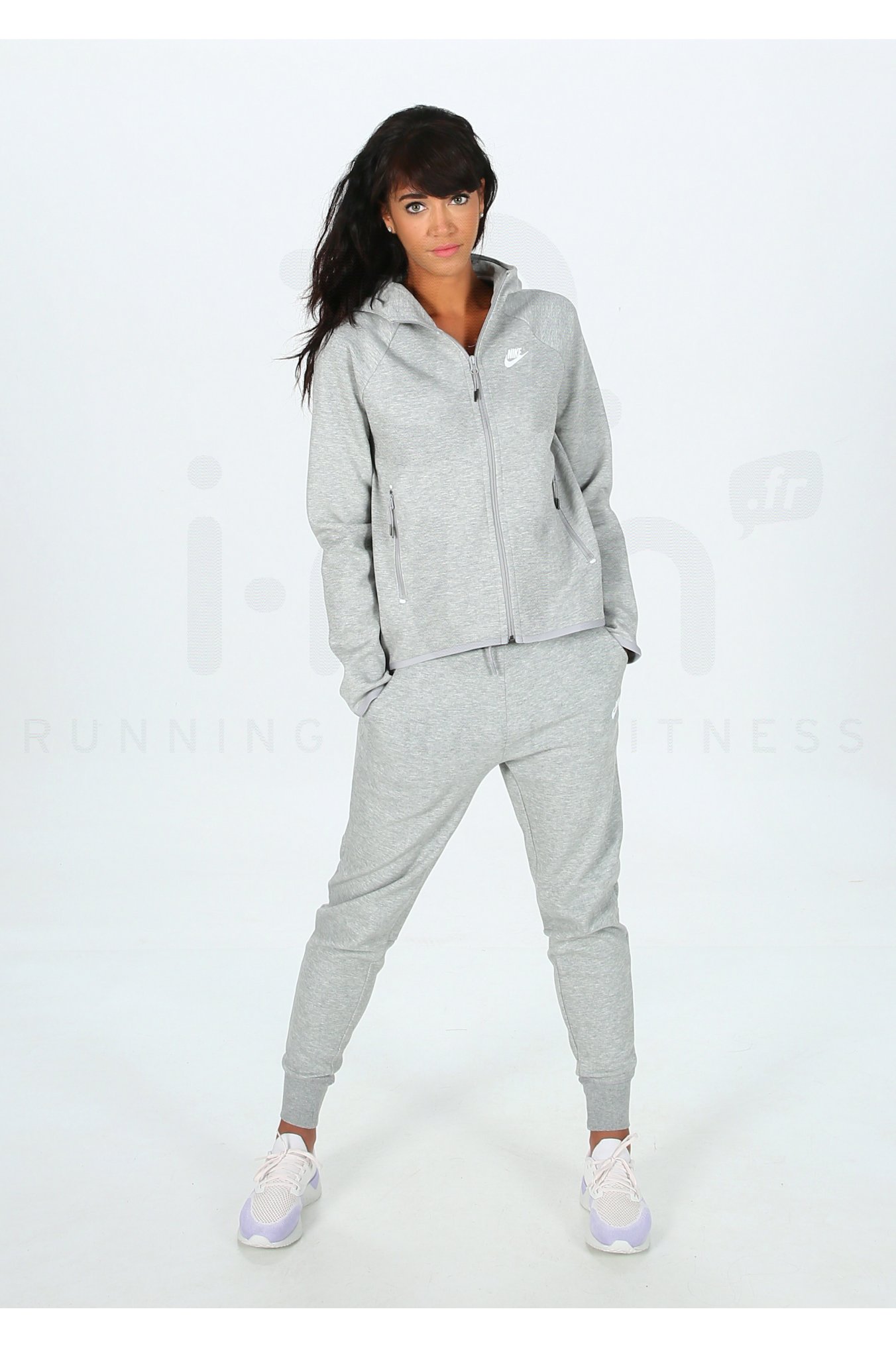Nike Tech Fleece W femme Gris/argent pas cher