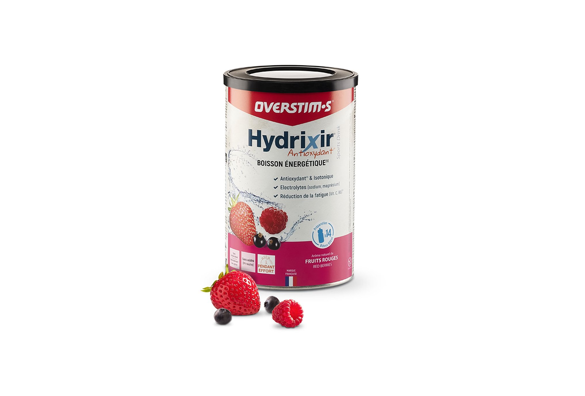 OVERSTIMS Hydrixir 600 g - Fruits rouges | Sports nutrition Sports ...