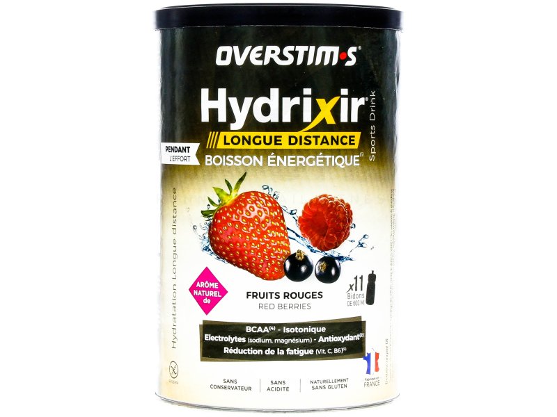 OVERSTIMS Hydrixir Longue Distance 600g - Fruits rouges