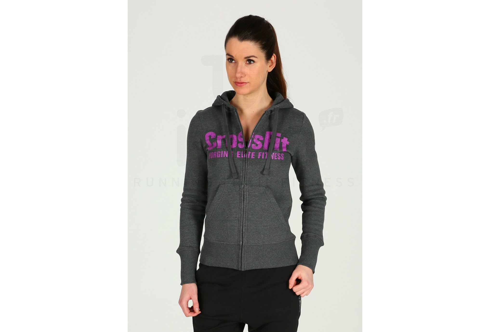 Reebok Chaqueta CrossFit Full Zip en promoción | Mujer Ropa Crossfit ...