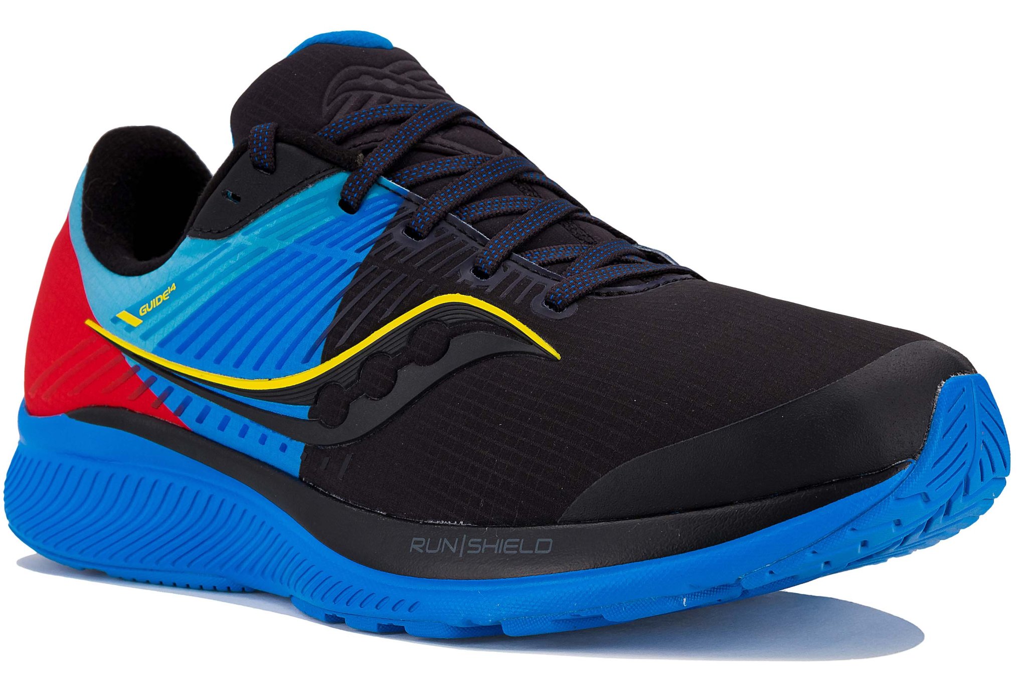 Saucony Guide 14 RunShield W femme Bleu pas cher